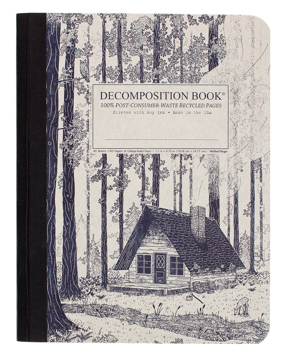 Recycled Notebooks - Made in USA - Decomposition Book