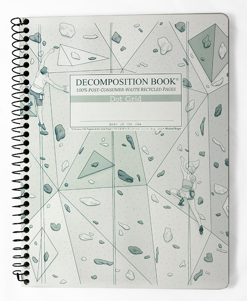 Climbing Wall Decomposition Book (Dot Grid Pages)