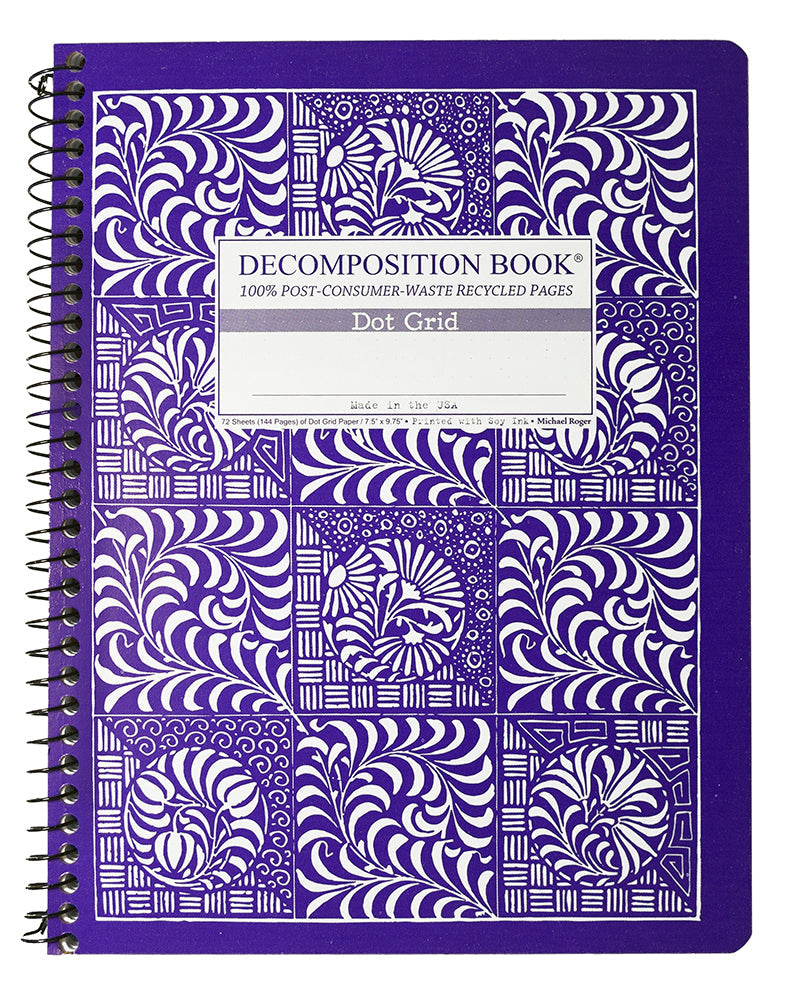 Harvest Purple Decomposition Book (Dot Grid Pages)