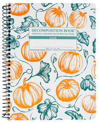 Sugar Pumpkins Decomposition Book (Grid Pages)