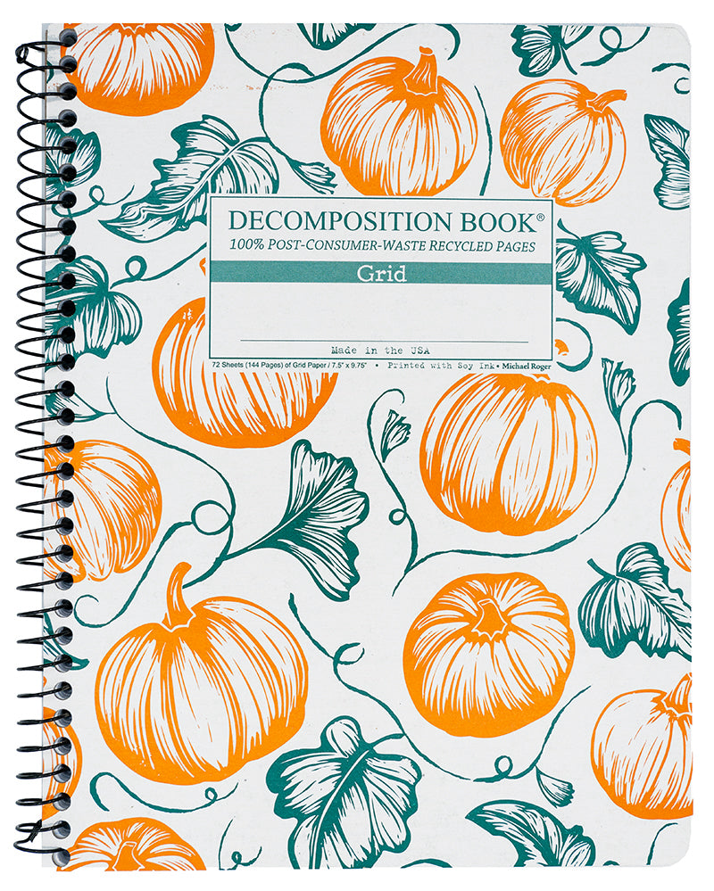 Sugar Pumpkins Decomposition Book (Grid Pages)