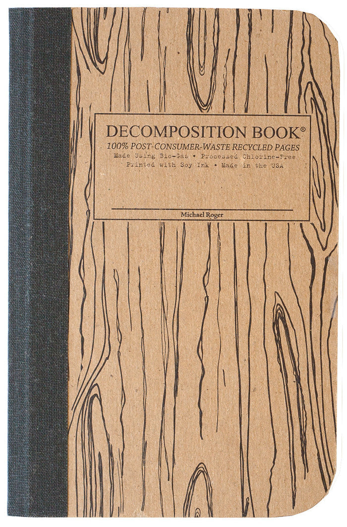 Woodgrain Pocket Sized Decomposition Book