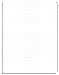 Beavertail - Composition Book, Dot Grid Pages, 9.75 x 7.5 Notebook