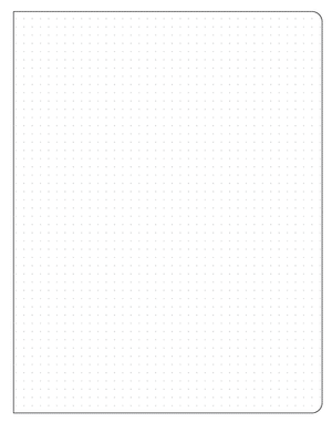Beavertail - Composition Book, Dot Grid Pages, 9.75 x 7.5 Notebook