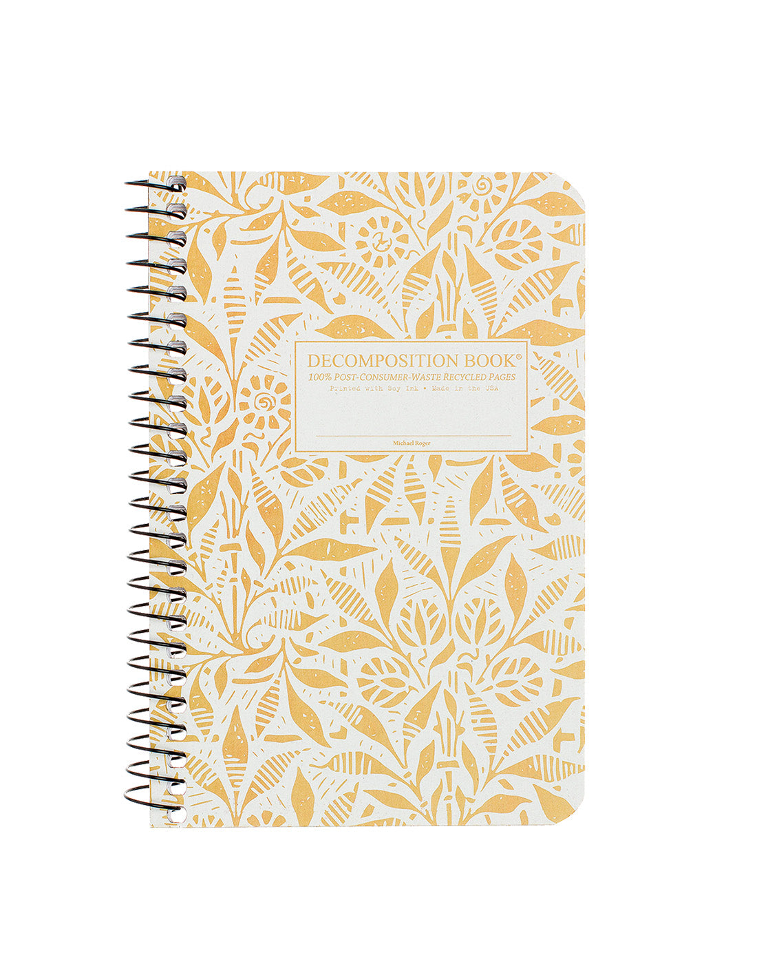 Fields of Plenty - Pocket Size, Lined Pages, 4 x 6 Spiral Notebook