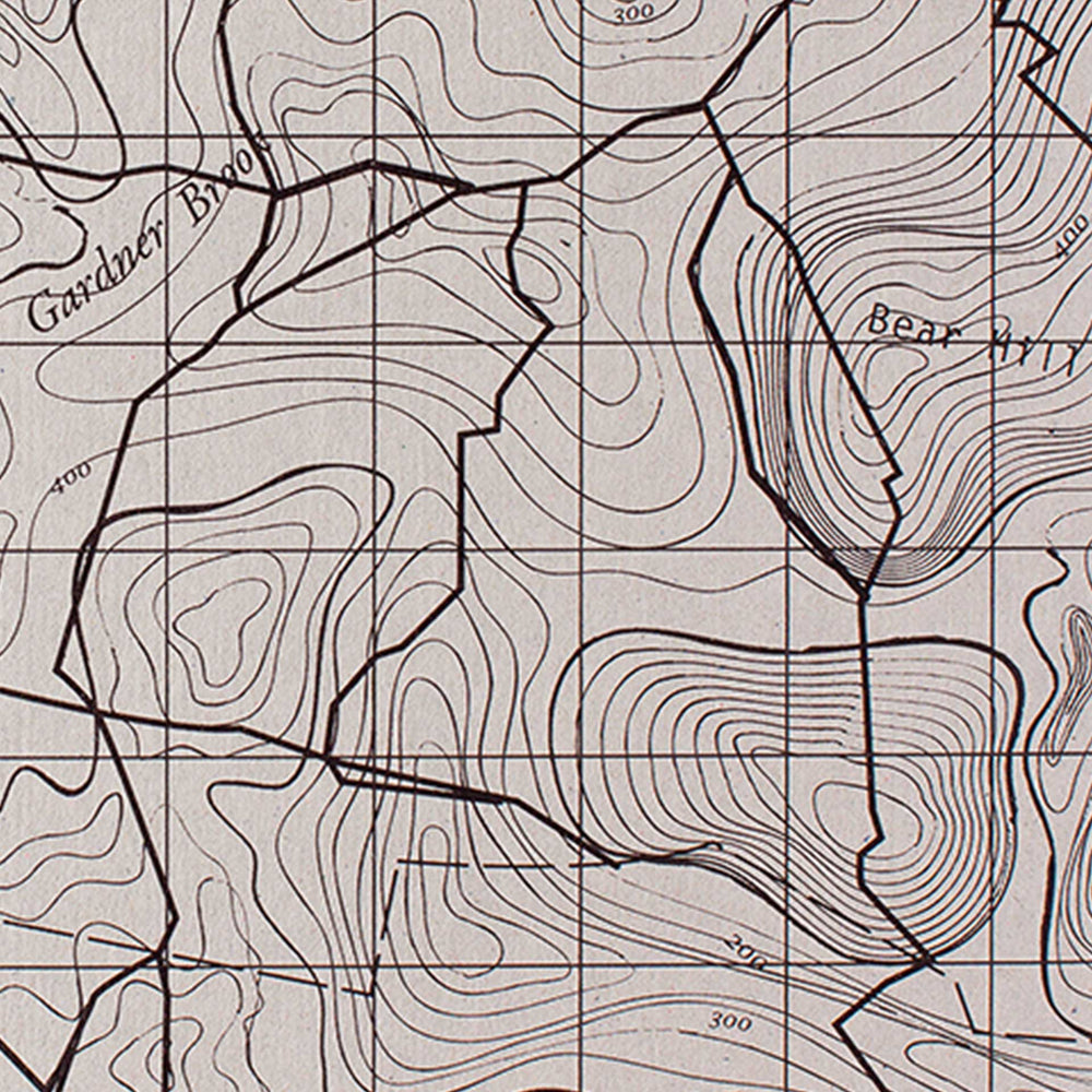 Topographical Map Decomposition Book (Grid Pages)